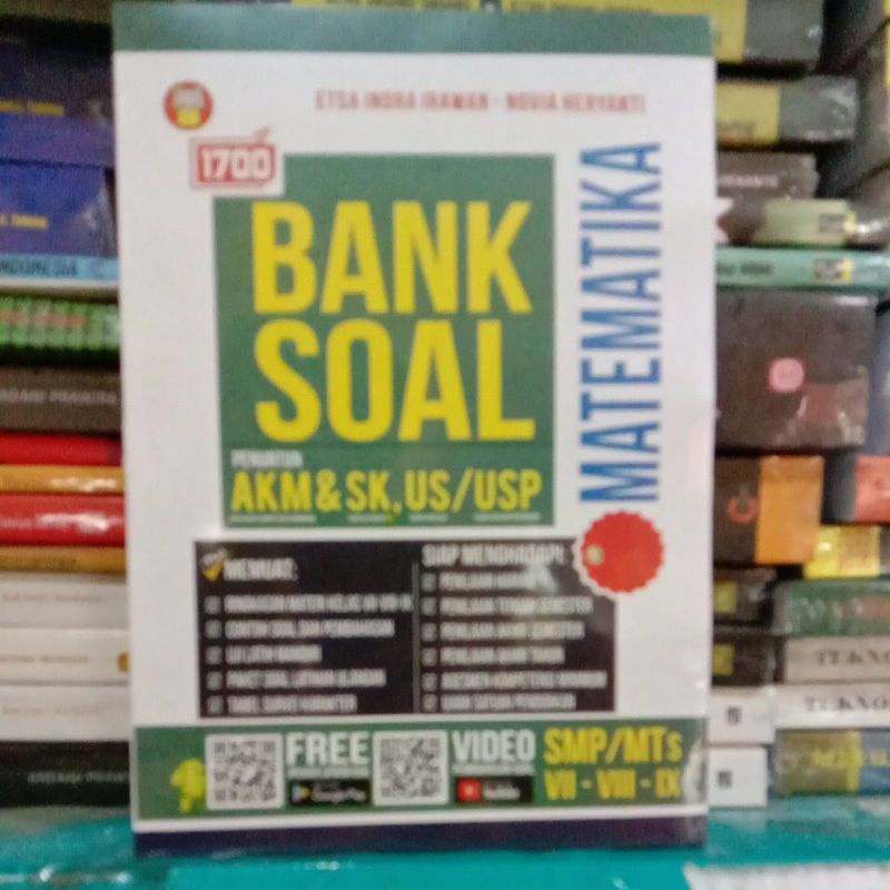 Jual Buku 1700 BANK SOAL MATEMATIKA SMP | Shopee Indonesia