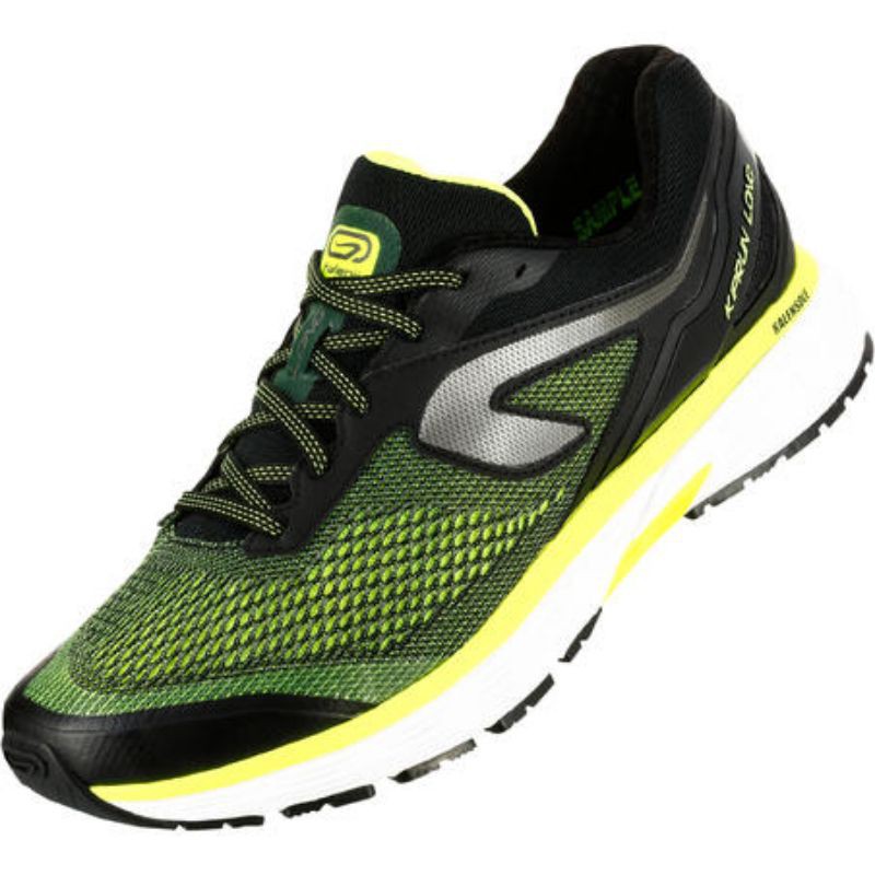 Jual KIPRUN Kiprun long men's running shoes - black/yellow uk 44,5 ...