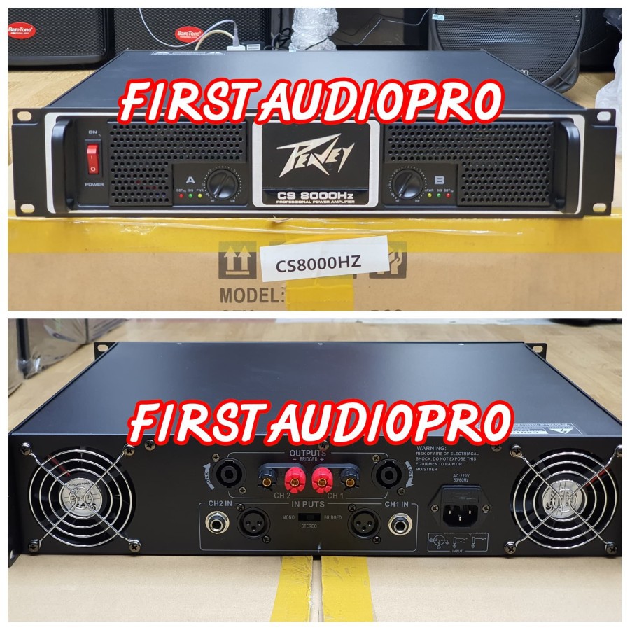 Jual POWER AMPLIFIER PEAVEY CS 8000 HZ / CS8000HZ / CS 8000HZ GRADE A++ ...
