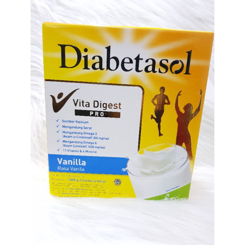 Jual DIABETASOL VANILLA DAN COKLAT 950G | Shopee Indonesia