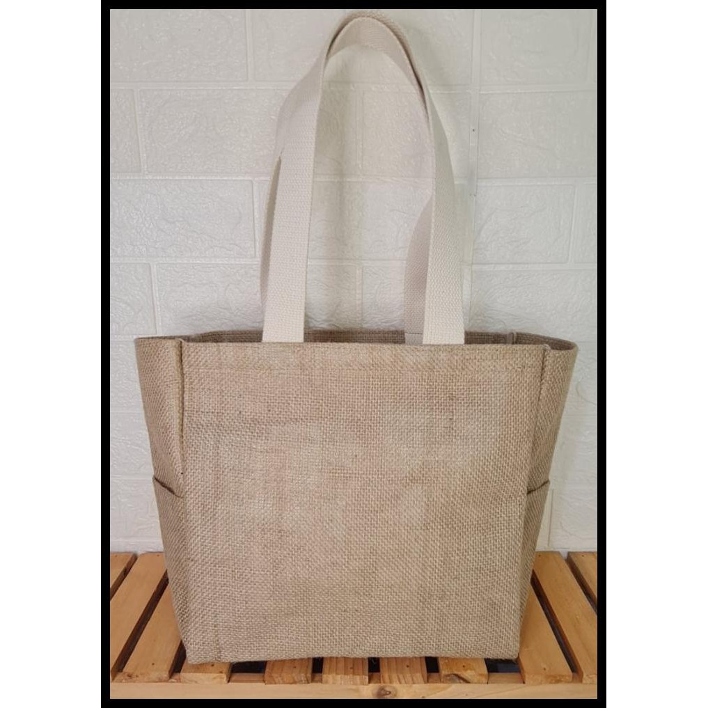 Jual Tote Bag Goni \ Tas Wanita Goni \ Tas Kanvas Goni - Tali Panjang ...