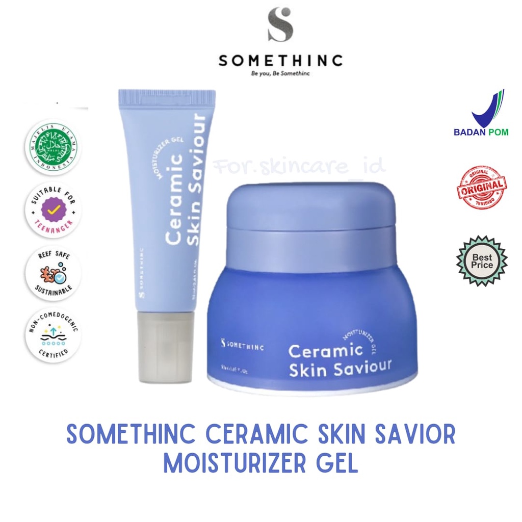 Jual Somethinc Ceramic Skin Saviour Moisturizer Gel 25ml & 50ml krim ...