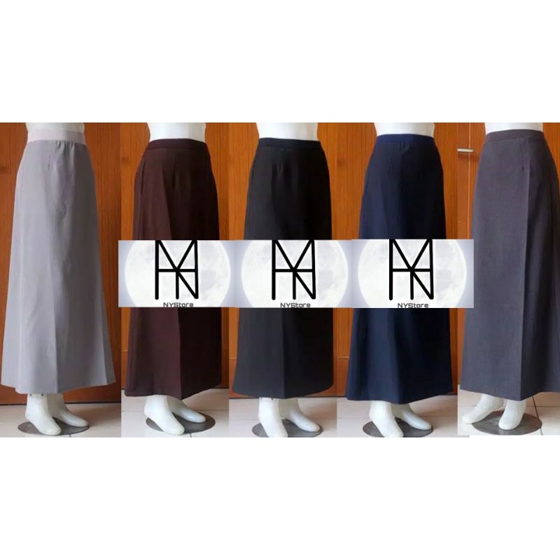 Jual ROK LINE A PINGGANG KARET / ROK A / ROK KULIAH /ROK KERJA | Shopee ...