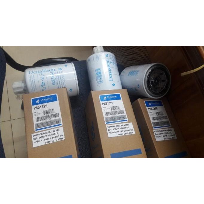 Jual DONALDSON P551329 FUEL FILTER WATER SEPARATOR SPIN-ON TWIST DRAIN ...