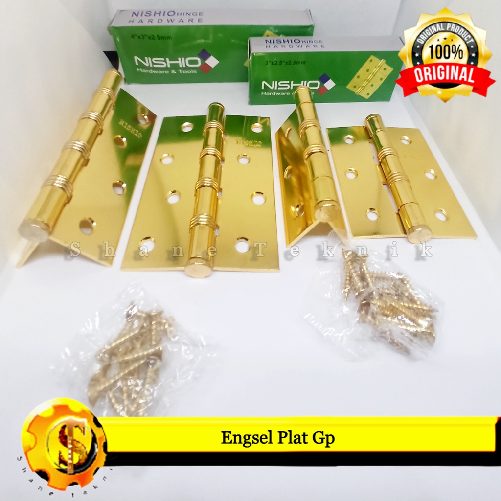 Jual ENGSEL PLAT TEBAL GP NISHIO 3" INCH 4" INCH DAN 5' INCH ENGSEL ...