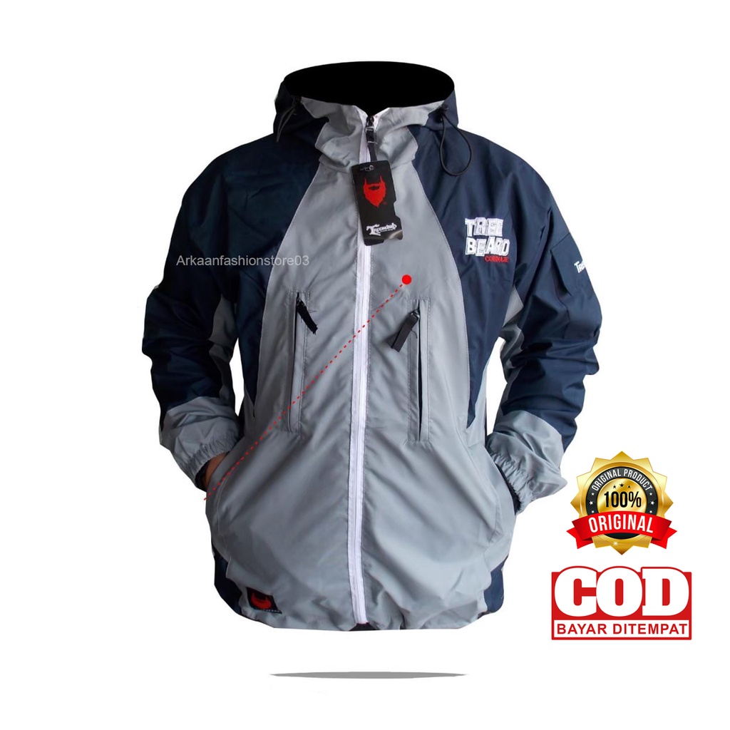 Jual [ TERBARU ] JAKET HOODIE OUTDOR PRIA BORDIR / JAKET TASLAN ...