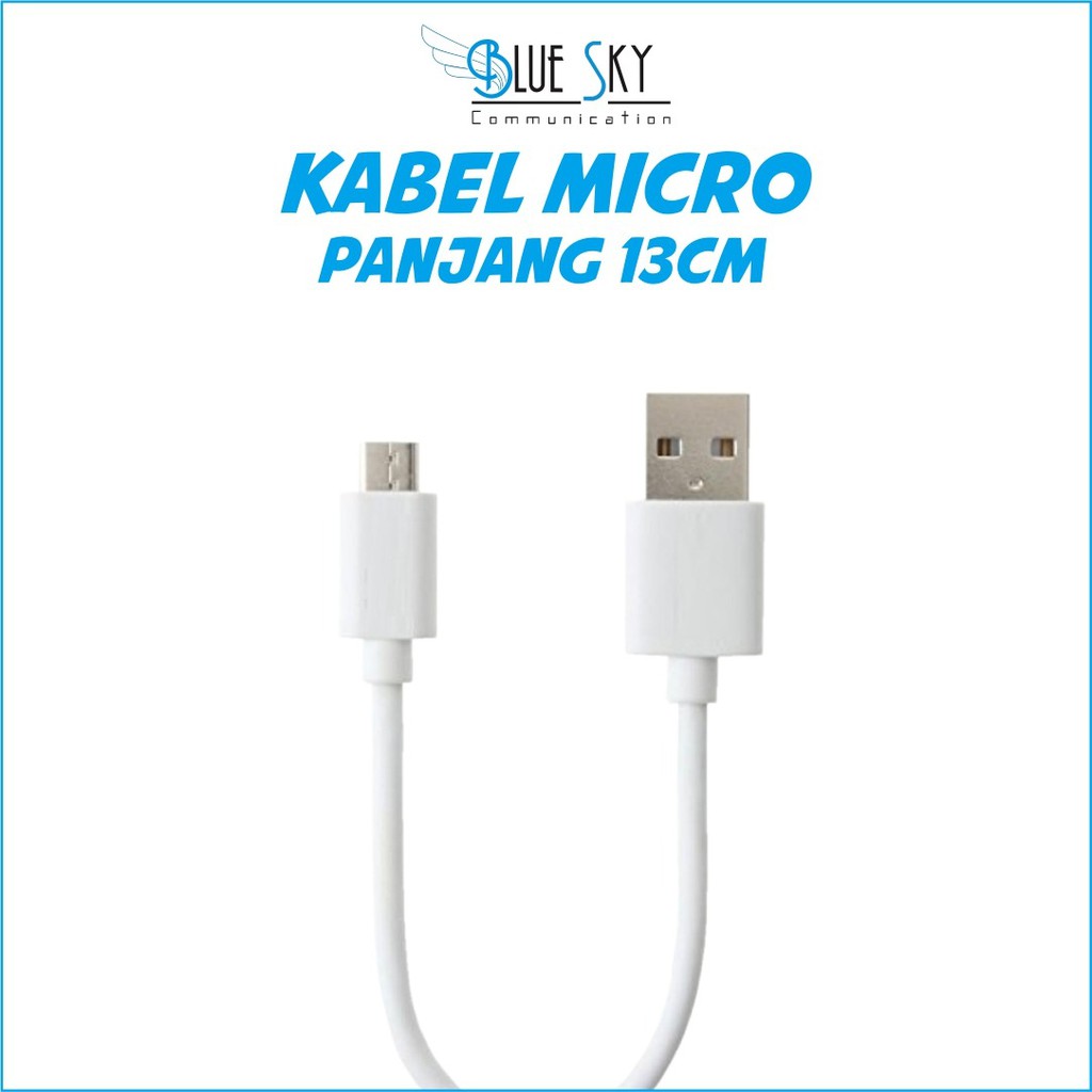 Jual KABEL USB MICRO PENDEK KABEL POWERBANK MICRO | Shopee Indonesia