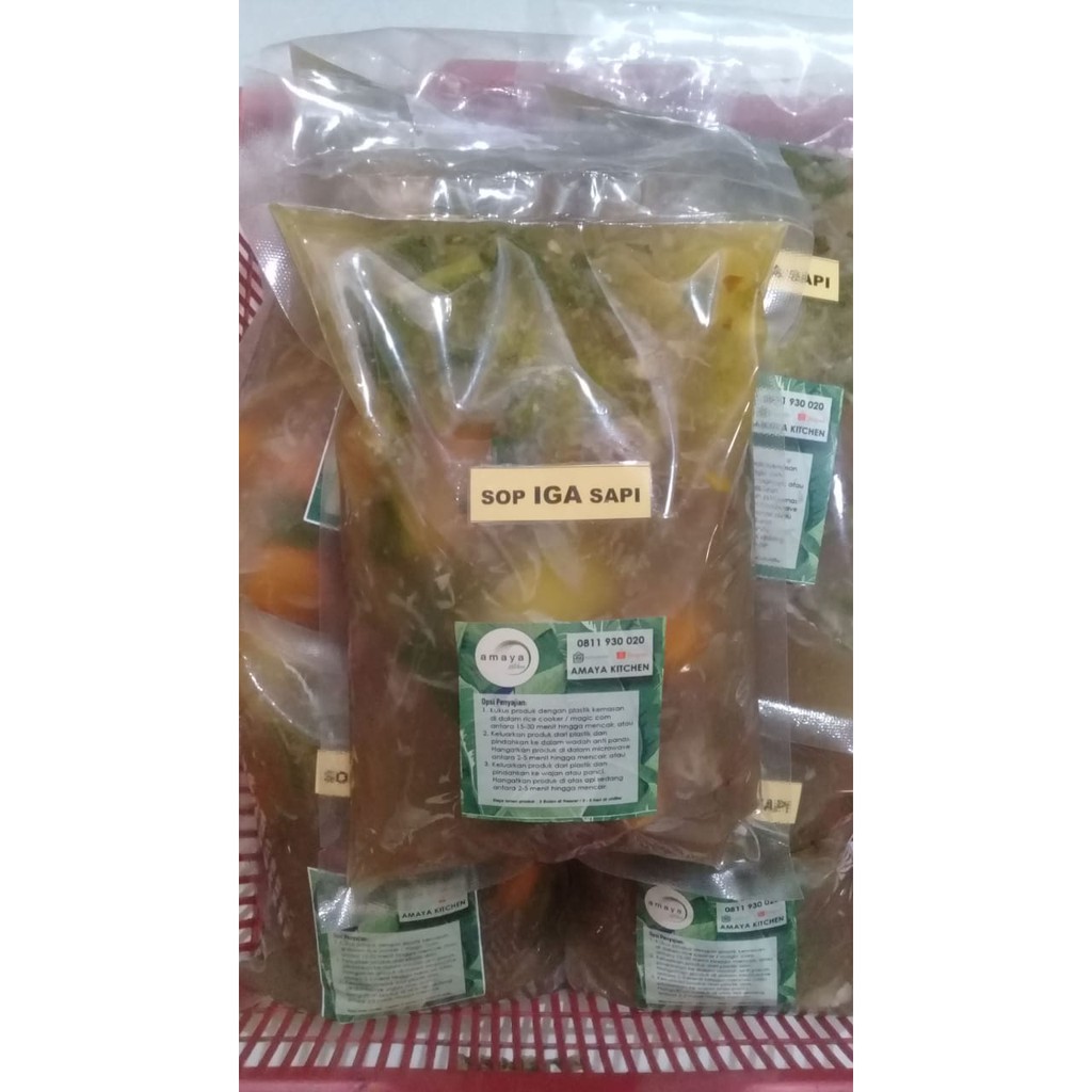 Jual Sup Iga Sapi (Frozen) by Amaya Kitchen | Shopee Indonesia