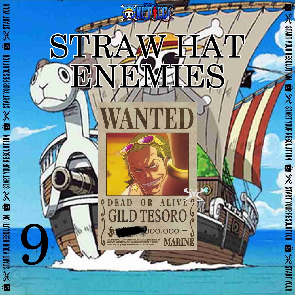 Jual Poster Anime & Manga Wanted One Piece Bounty Straw Hat Enemy ...