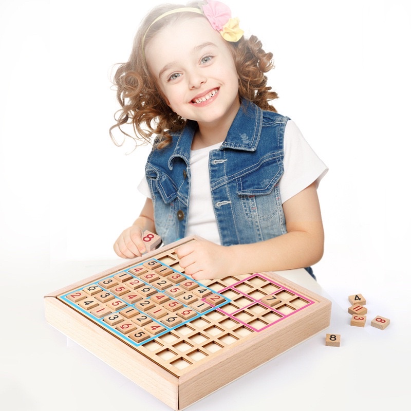 Jual MAINAN EDUKASI ANAK SUDOKU MATCH BROAD GAME KAYU FULL SET KOTAK ...