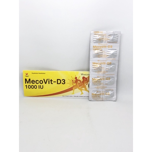 Jual Mecovit-D3 Vitamin D 1000 IU Memenuhi kebutuhan Vitamin D Isi 1 ...