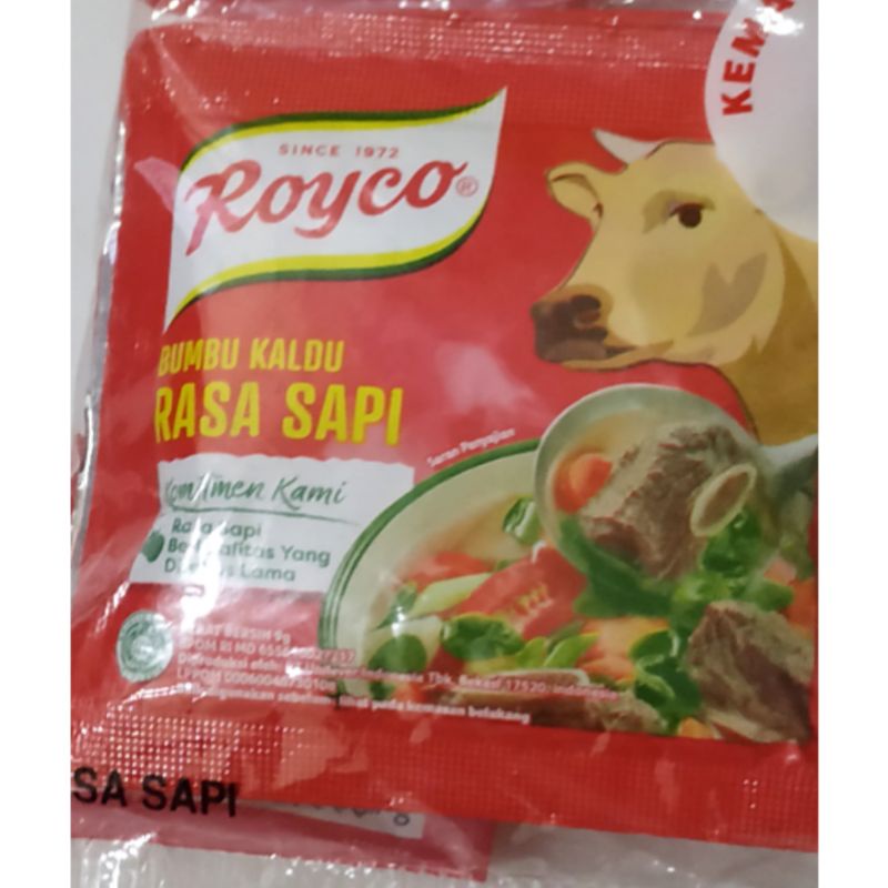 Jual Royco bumbu kaldu rasa sapi 9 gram | Shopee Indonesia