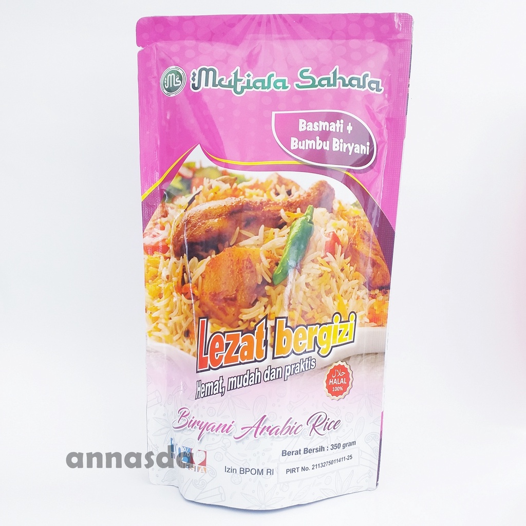 Jual Beras Basmati Mutiara Sahara - Nasi Instan Arab Biryani | Shopee ...
