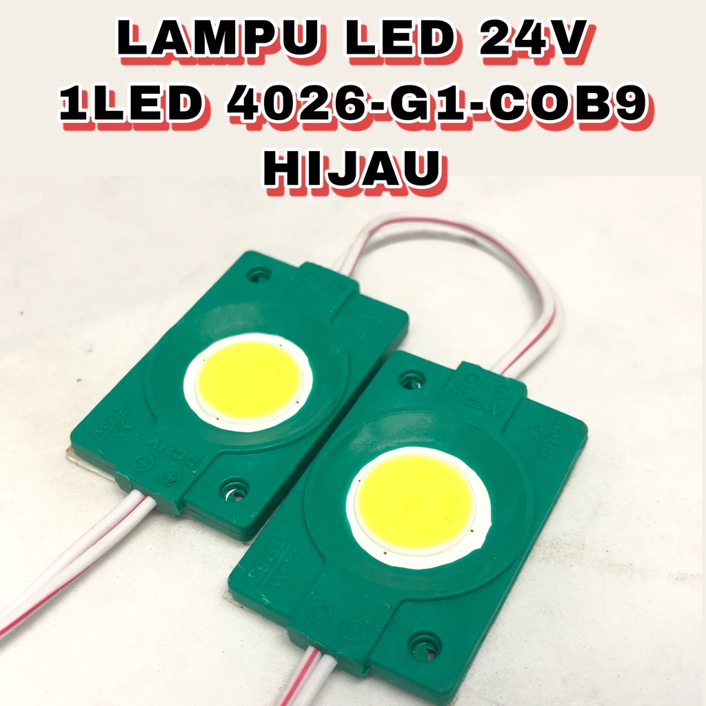 Jual LAMPU LED 24V 1LED 4026-B1-COB9 (10 PCS) | Shopee Indonesia