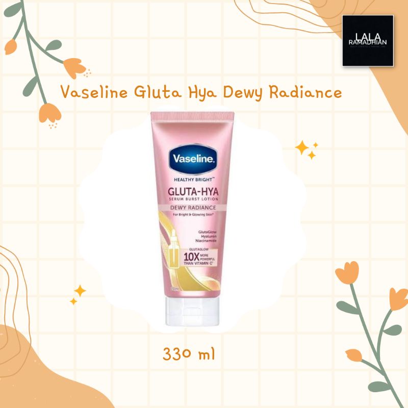 Jual Vaseline Gluta Hya Dewy Radiance 330 ml | Shopee Indonesia