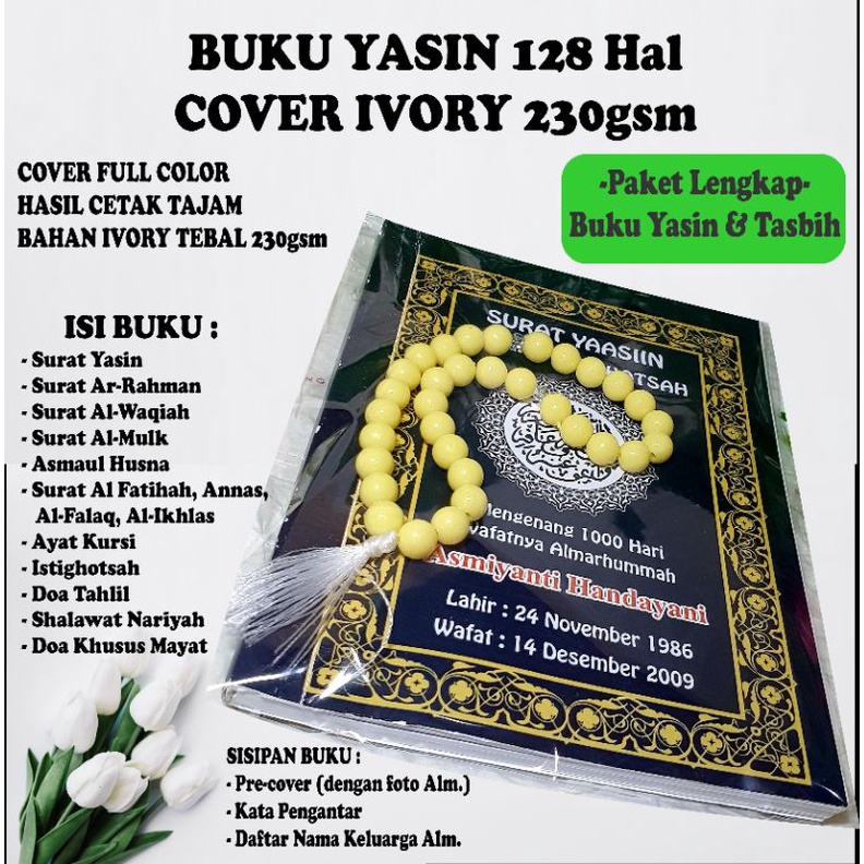 Jual buku Yasin 128 hal terjemahan full color dan tasbih - Part (4/4 ...
