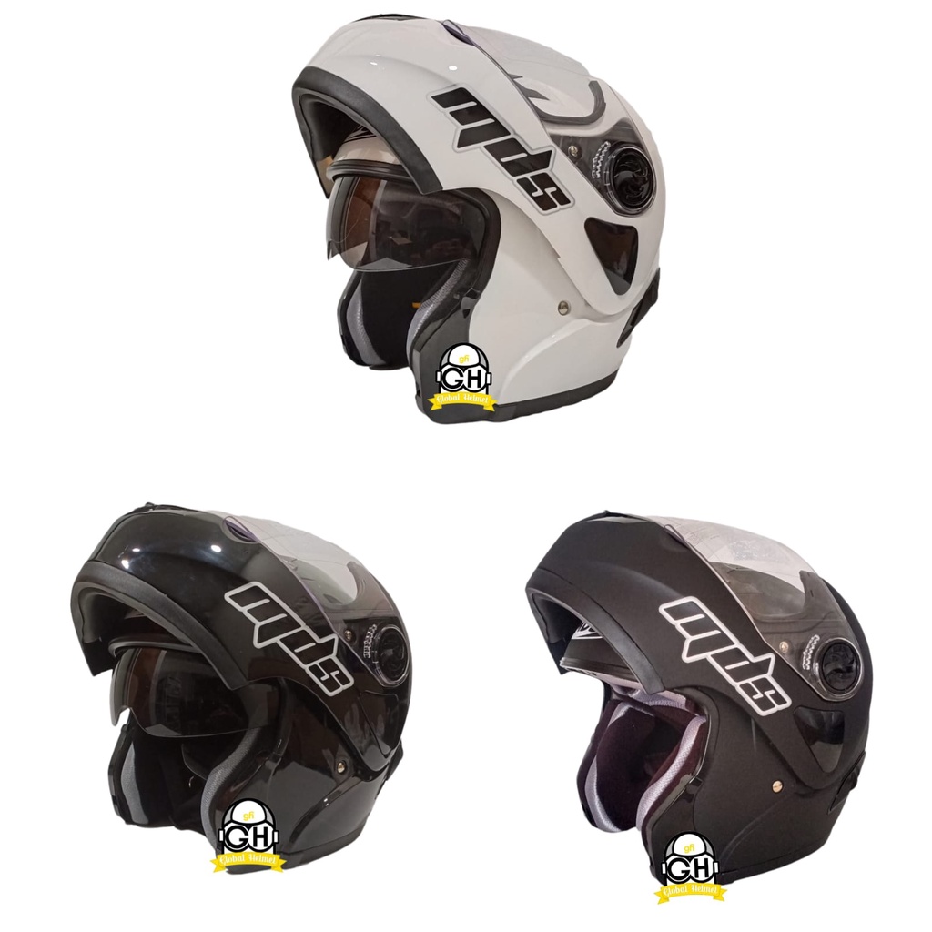 Jual HELM MDS PRO RIDER SOLID BLACK DOFF MDS MODULAR MDS PRORIDER ...