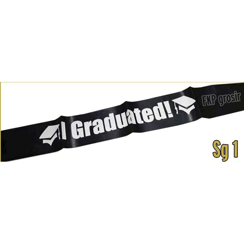 Jual Sash Selempang Graduation / Sash Congratulations / Sash Selempang ...
