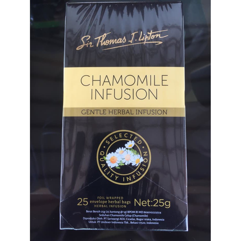 Jual Lipton Chamomile Infusion Tea - Teh Import Berkhasiat (Harga per ...