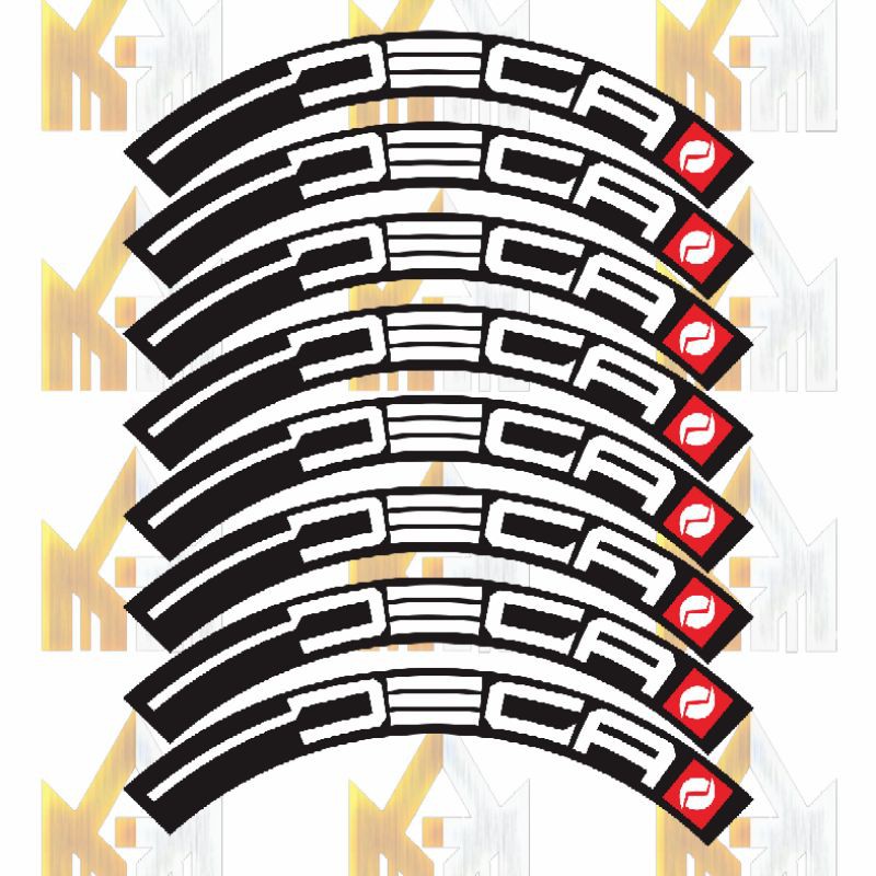 Jual Stiker Sticker velg rims decaf deca sepeda lipat seli folding bike ...