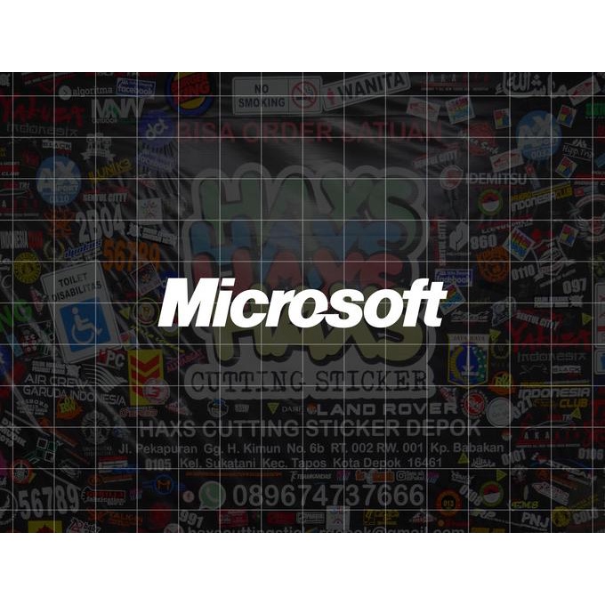 Jual Cutting Sticker Microsoft hax55 Juara | Shopee Indonesia