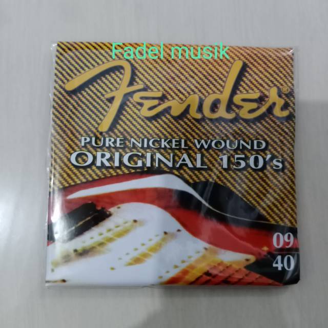Jual Senar gitar fender akustik elektrik 1 set | Shopee Indonesia