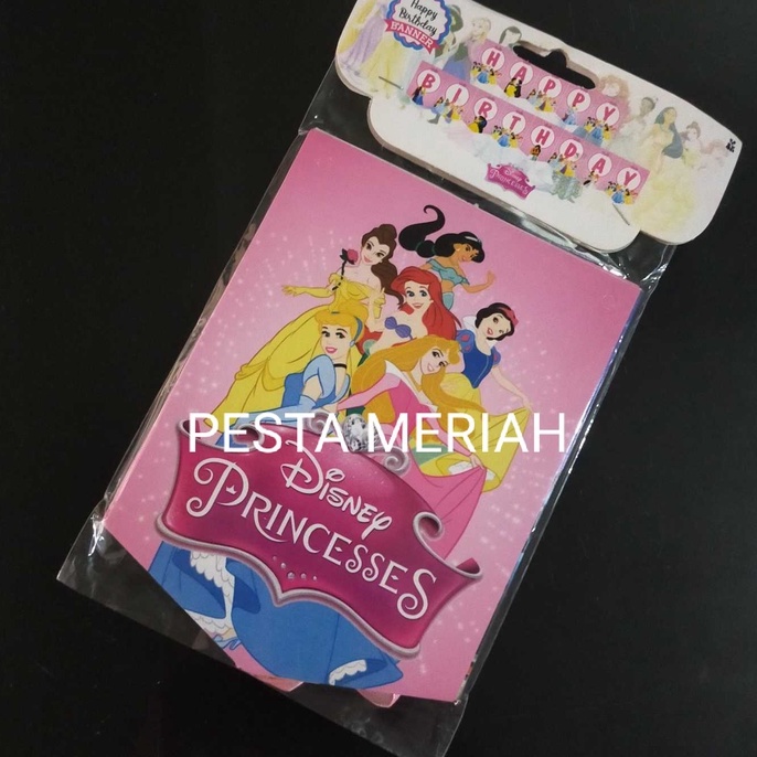 Jual BANNER PRINCESS / BANNER HAPPY BIRTHDAY PRINCESS / BANNER HBD ...