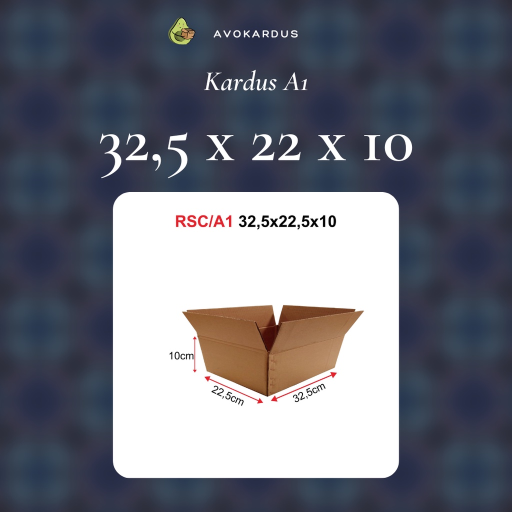 Jual Kardus / Box / Karton / Packing / Packaging / Kotak / Dus RSC / A1 ...