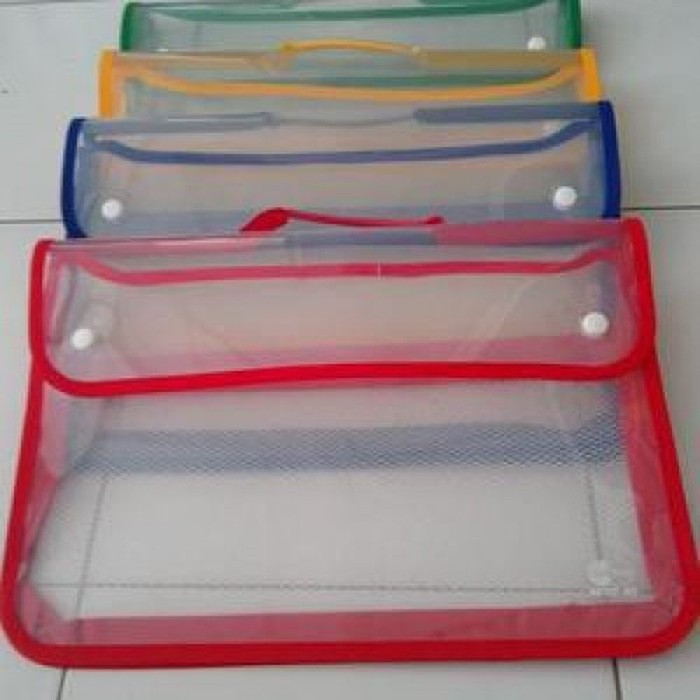 Jual Map Zipper Tenteng Kancing F4 FOLDER ONE / School Bag Sekolah ...