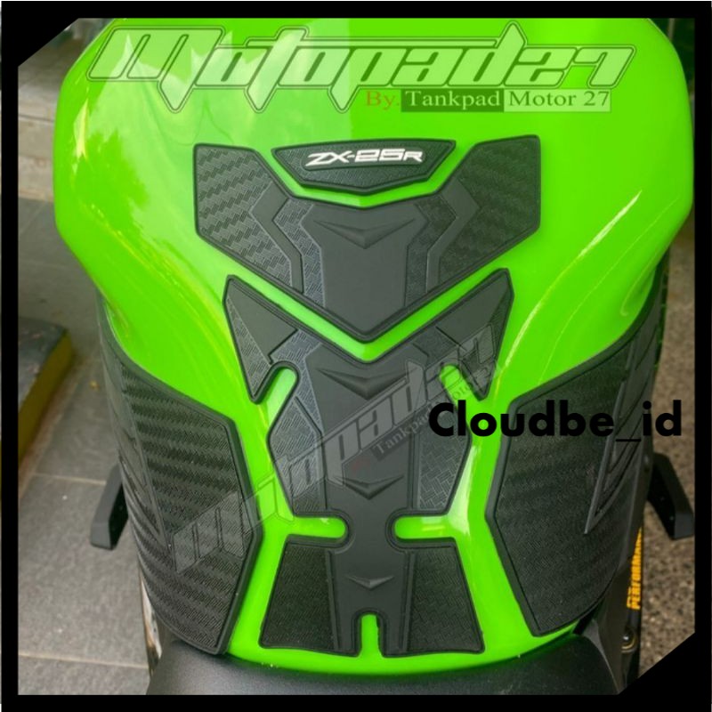 Jual stiker sticker tankpad rubber premium tanki protector kawasaki ...