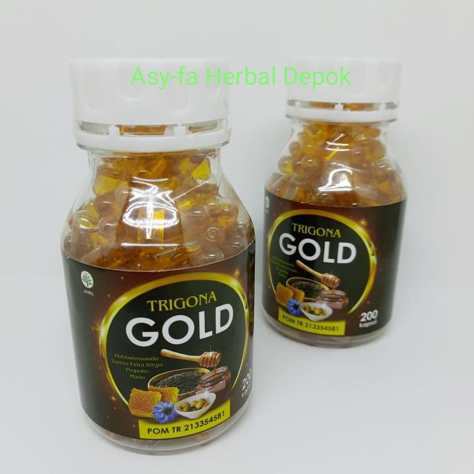 Jual Habbatusaudah Oil Trigona Gold 200 Kapsul Jaminan Asli | Shopee ...