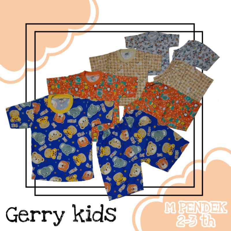 Jual Gerry kids SET PENDEK M ( PILIH MOTIF ) | Shopee Indonesia