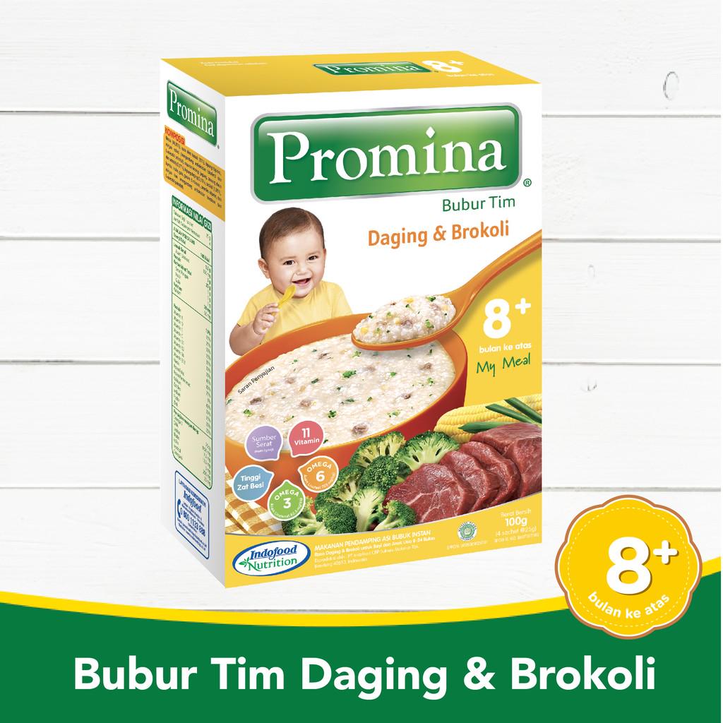 Jual Promina Bubur Tim 8+ Salmon Norwegia Box 100 g x 1 Pcs + Promina ...