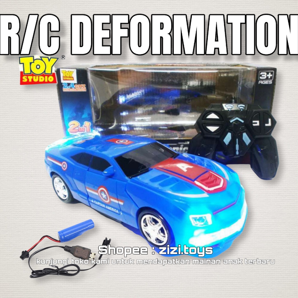 Jual Remote control transformer civil war captain america | Shopee ...