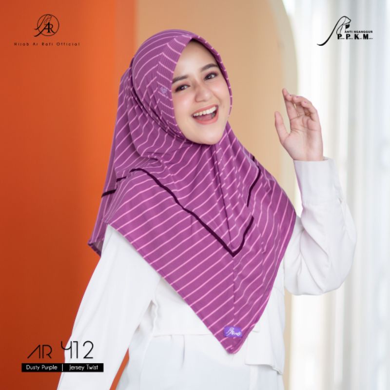 Jual Terlaris √ AR 412 HIJAB AR RAFI INSTAN MOTIF (Anniha Collection ...