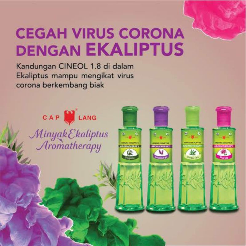 Jual Cap Lang Minyak Kayu Putih / MKP Aromatherapy 15ml, 30ml & 60ml ...