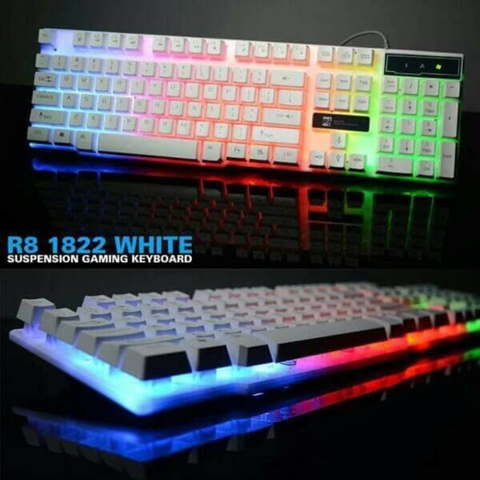 Jual JUAL R8 KB 1822 Gaming Keyboard with Floating Keycaps MURAH ...