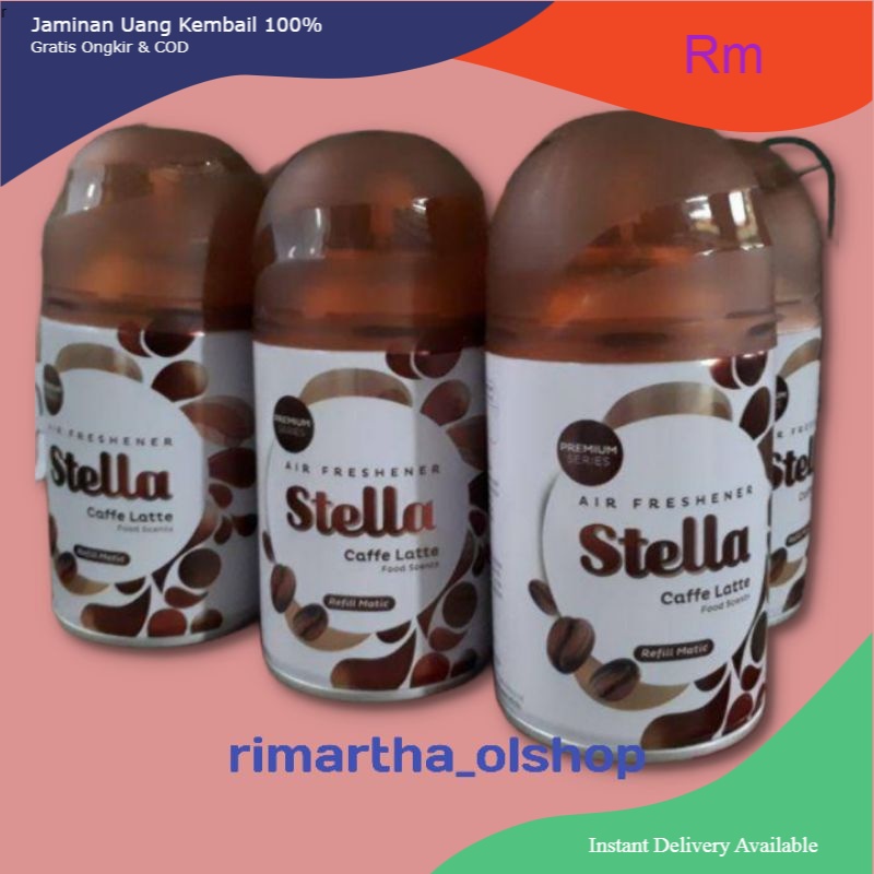 Jual Stella Refill 160ml varian coffee latte pengharum ruangan otomatis ...