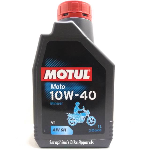Jual OLI MOTOR MOTUL MOTO 4T 10W40 1L API SH | 100% OLI MINERAL ORIGINAL|KAWASAKI YAMAHA HONDA ...