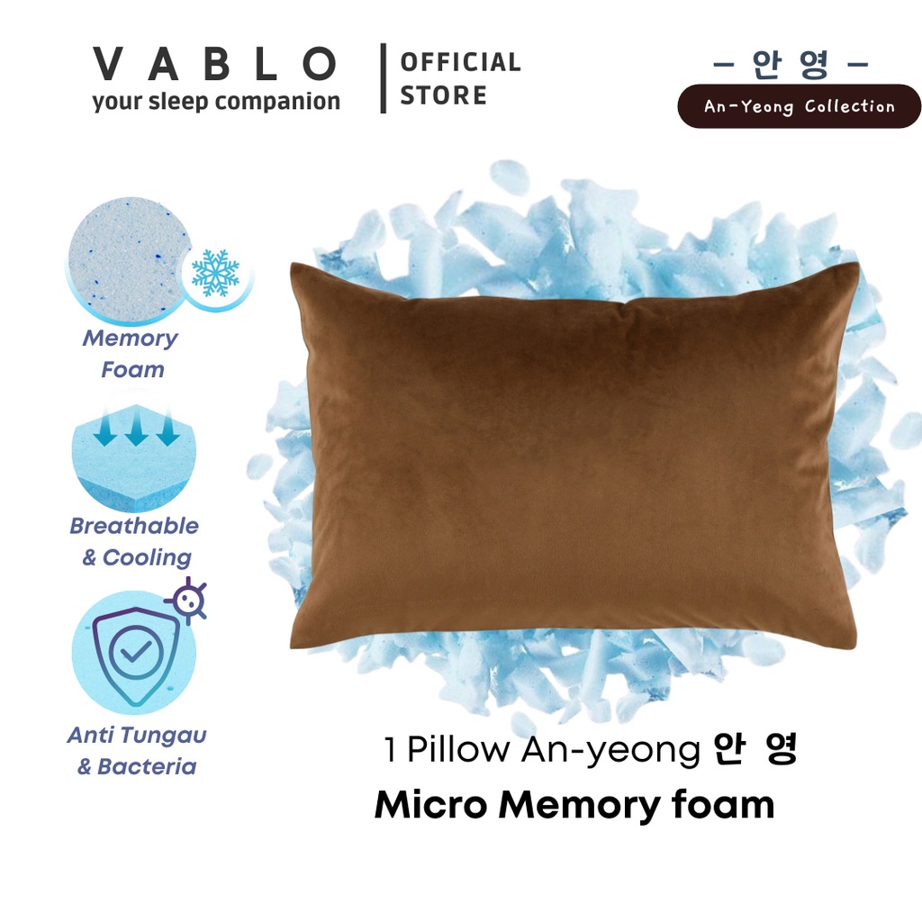 Jual Vablo AnYeong bantal memory foam - 1pcs - memory foam micro ...