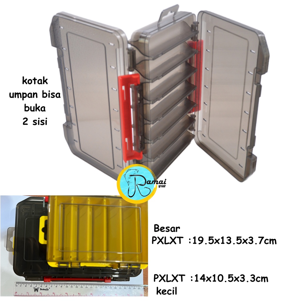 Jual BOX KOTAK UMPAN BUKA DUA SISI /DUA LAYER BOK/TOOLBOX STORAGE/BOX ...