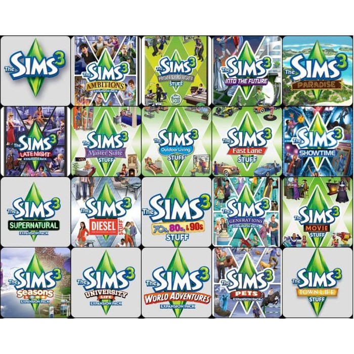 Jual THE SIMS 3 COMPLETE EDITION V1.67.2.024037 + ALL ADD-ONS & CONTENT ...