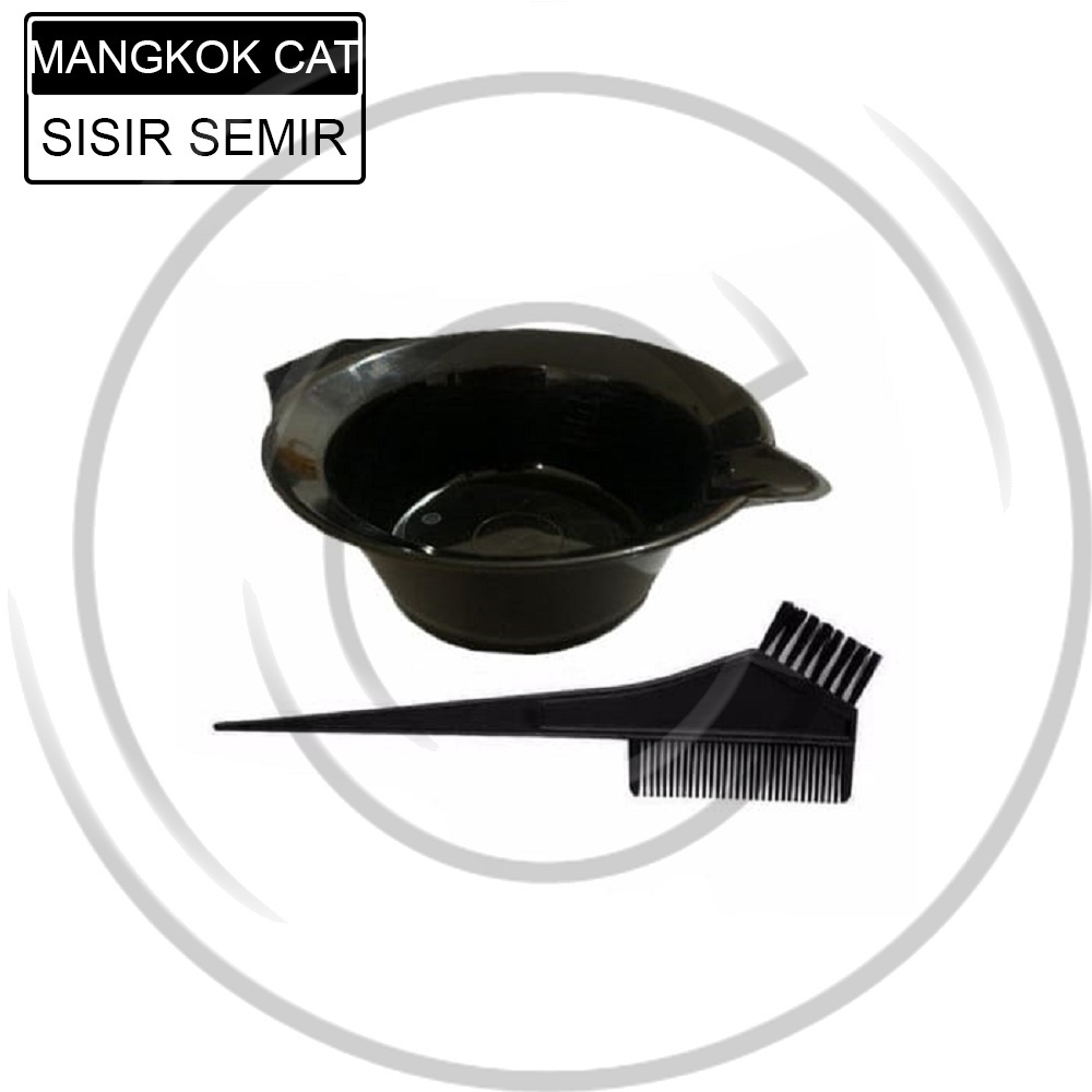 Jual Set Paket Mangkok Cat Rambut Sisir Kuas Semir Peralatan Salon ...
