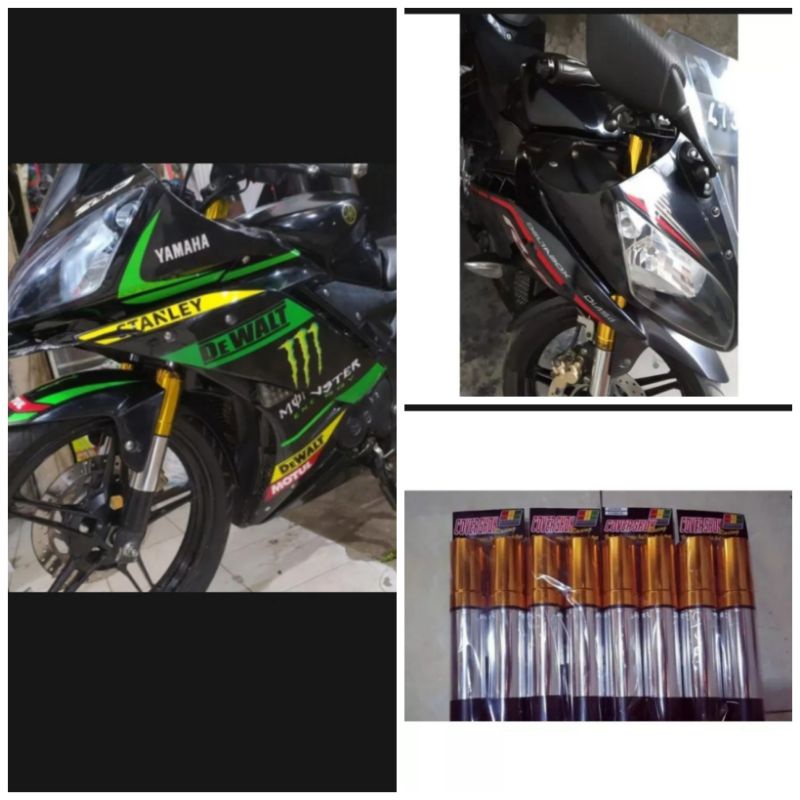 Jual COVER SHOCK DEPAN / PENGAMAN SHOCK YAMAHA R15 V2, COVER SHOCK ...
