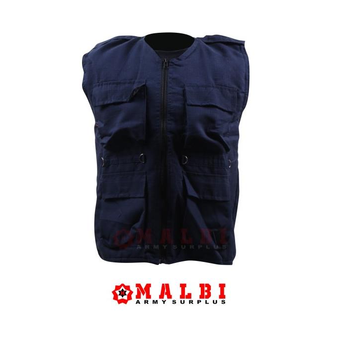 Jual Nesdaywed | Rompi Polos Rompi Proyek Safety Bahan Ripstok Biru ...