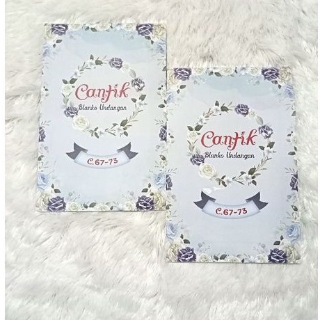 Jual sample usaha undangan katalog blangko cantik seri C 67-73 | Shopee ...