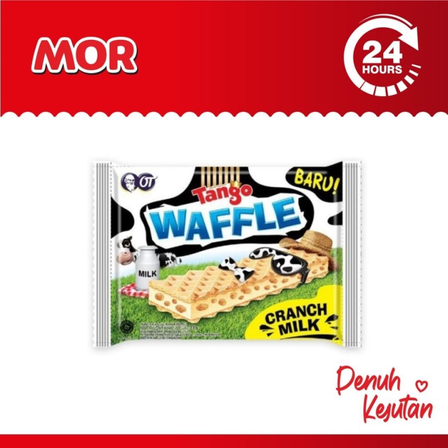 Jual TANGO Waffle Cranch Milk Wafer Renyah Crunchy Susu 130 gr | Shopee ...