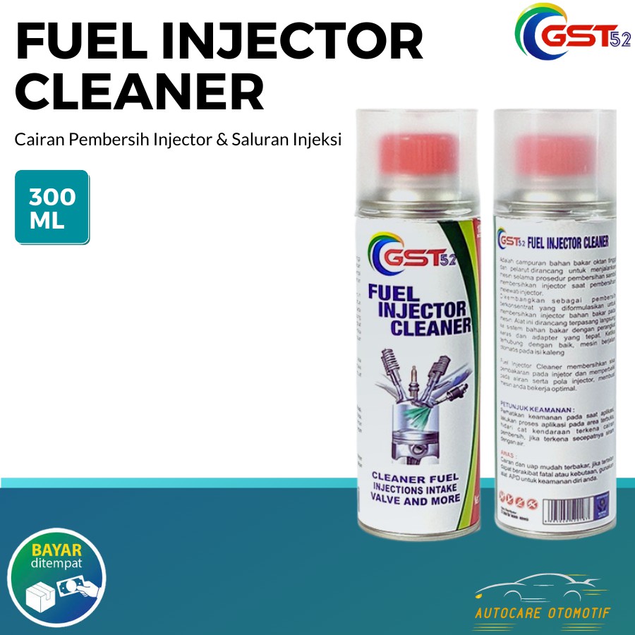 Jual FUEL INJECTOR CLEANER 300 ML-GST 52 PEMBERSIH INJECTOR RUANG BAKAR ...