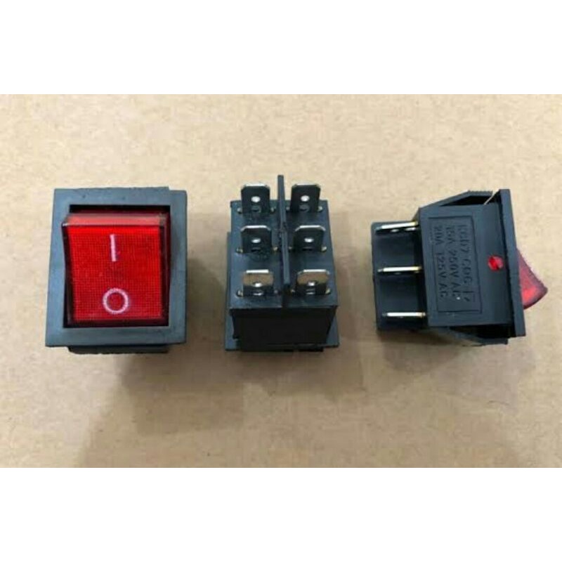 Jual Switch / Saklar On Off 6 Pin Lampu Kotak | Shopee Indonesia