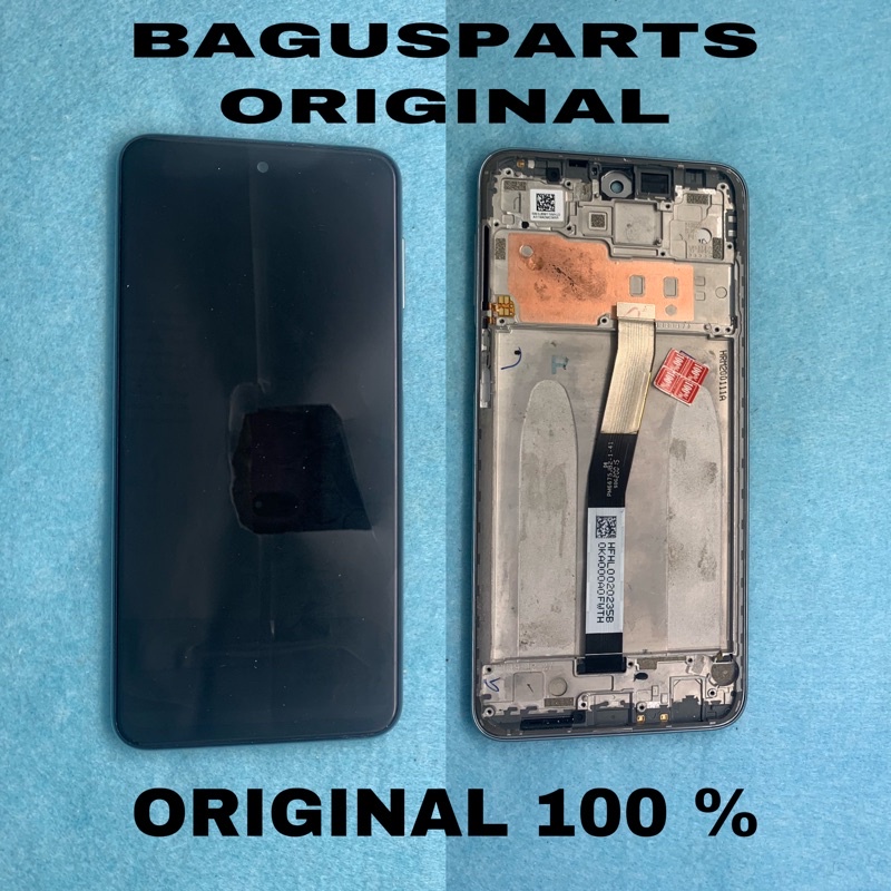 Jual LCD TS TOUCHSCREEN FULLSET FRAME XIAOMI REDMI NOTE 9 PRO ORIGINAL ...